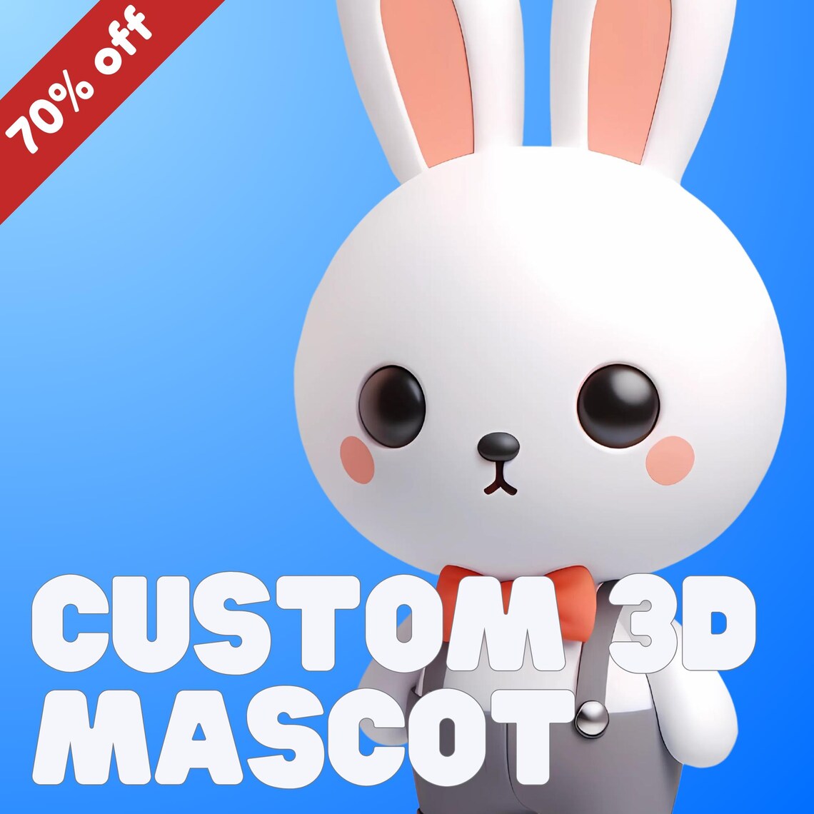 Convert 2d to 3d, Custom Cute 3d Model, 3D Chibi, 3D Animal, 3D Cartoon ...