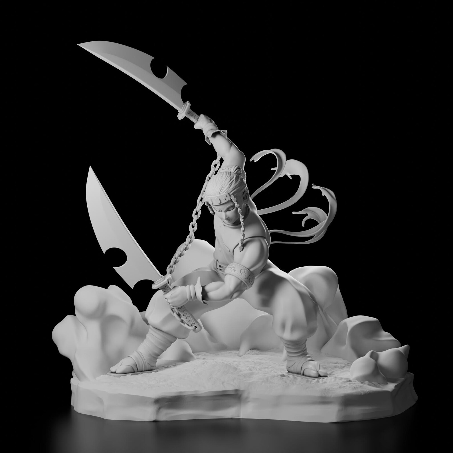 Uzui Tengen, Kimetsu No Yaiba, Digital Files, Ready to Print, Stl File ...