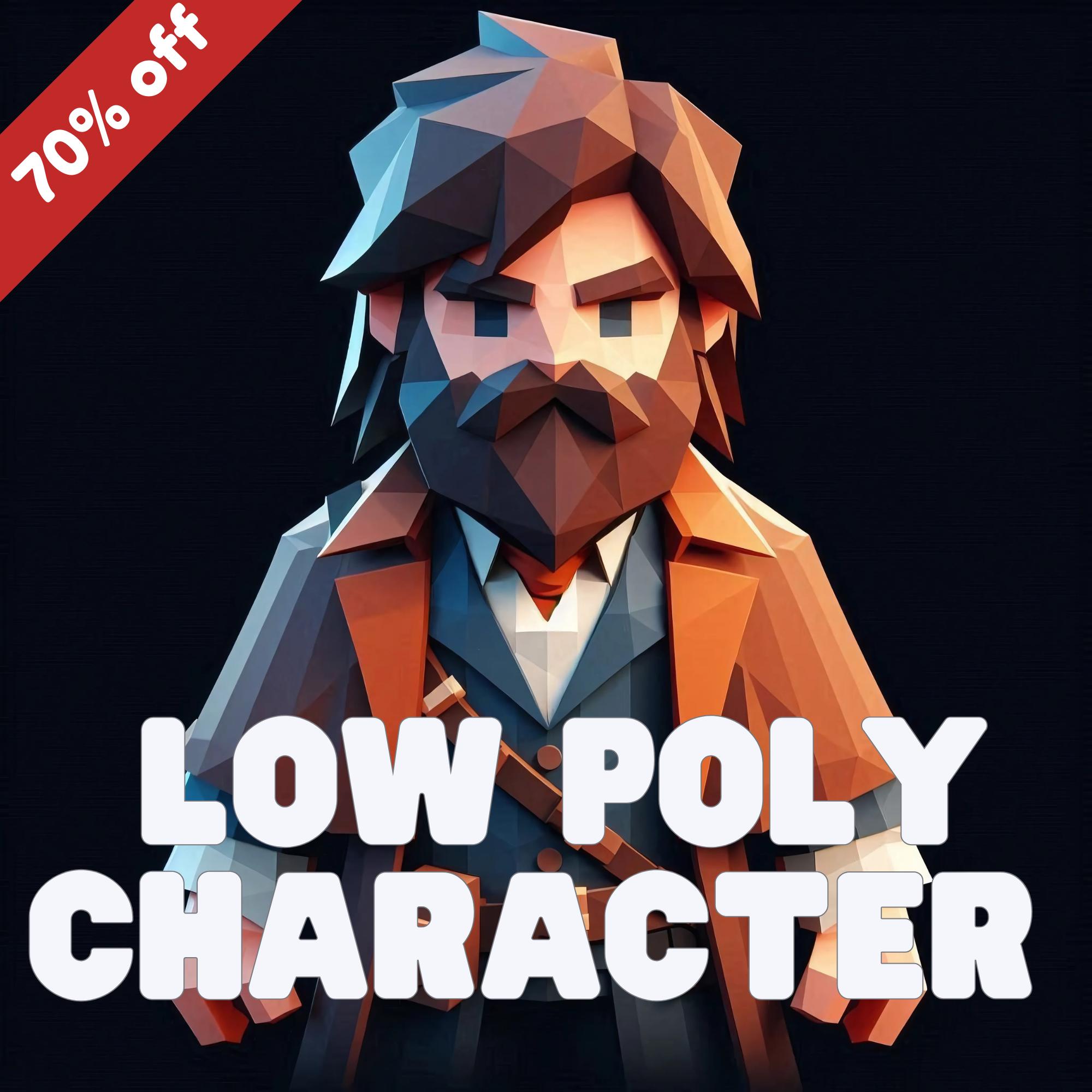 LOW POLY Character Custom 3D Model for Game Assets, Model 3D Printing ...
