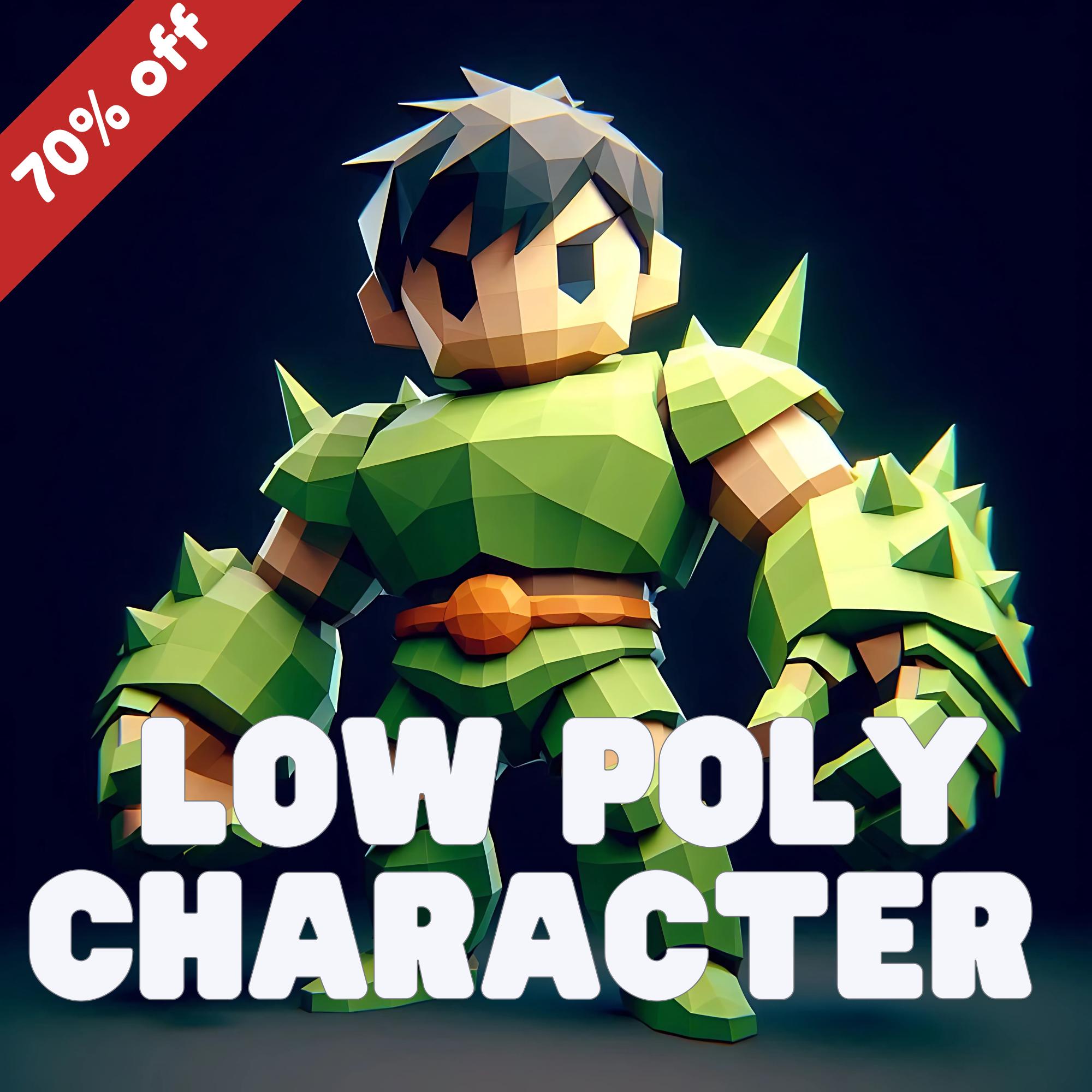 LOW POLY Character Custom 3D Model for Game Assets, Model 3D Printing ...
