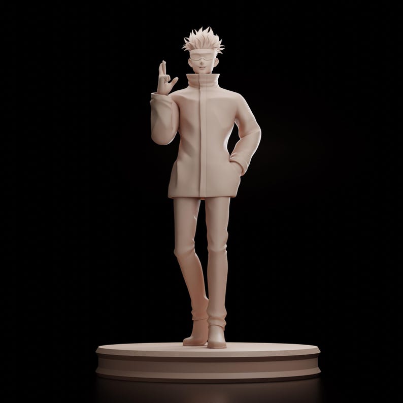 Gojo Satoru Anime 3D Print Model, Multi Color STL File (digital ...