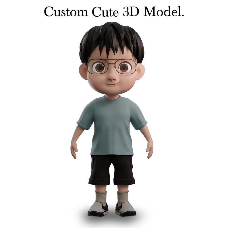 Custom Cute 3d Model, 3D Chibi, 3D Animal, 3D Cartoon, 3D Character Modeling and Rendering ...