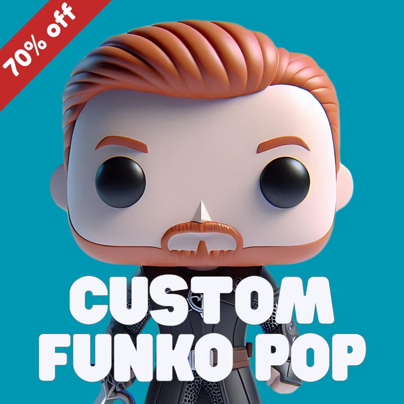 CUSTOM FUNKO POP, 3D Design Service, 2D to 3D, Custom 3D Modeling ...