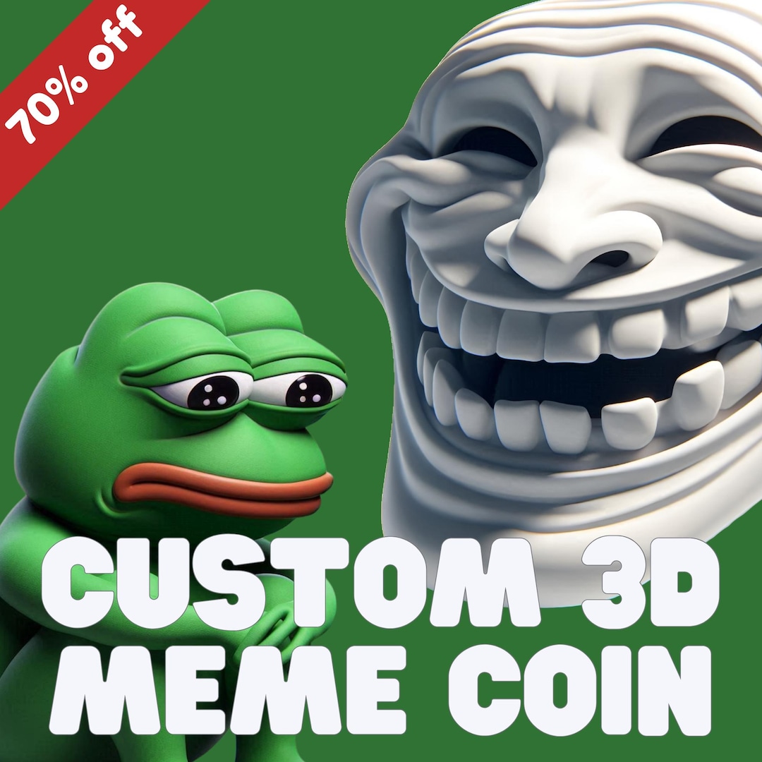 Custom 3D Modeling for Meme Coin, Meme Nft, Printing, 3d Modeling, Nft ...