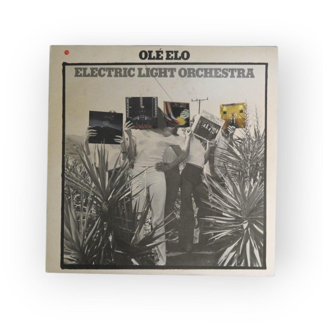 Vintage 1972 Vinyl Album Electric Light Orchestra 'OLE ELO' Jet Lp ...
