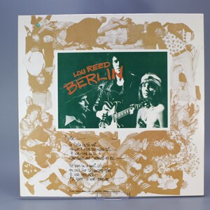 Lou Reed BERLIN Vinyl 1973 First Edition Excellent Condition - Etsy