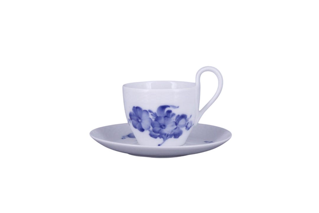 Rare Vintage Royal Copenhagen Blue Flower Cup & Saucer Set #8193 ...