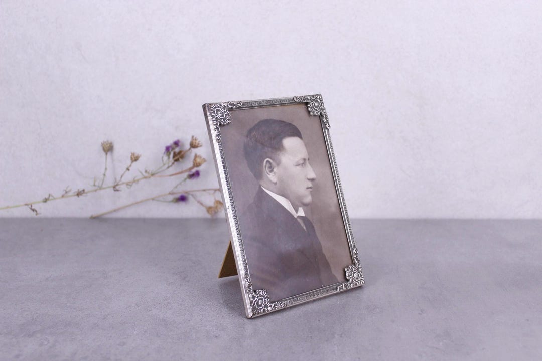 Vintage Silver Plated Photo Frame – Swedish Mid-century 1950s, Ornate ...