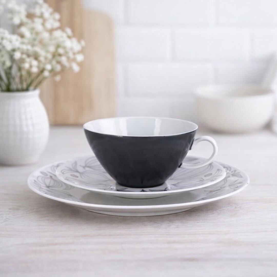 Rosenthal Fortuna Trio – Cup, Saucer & Dessert Plate | Elsa Fischer ...