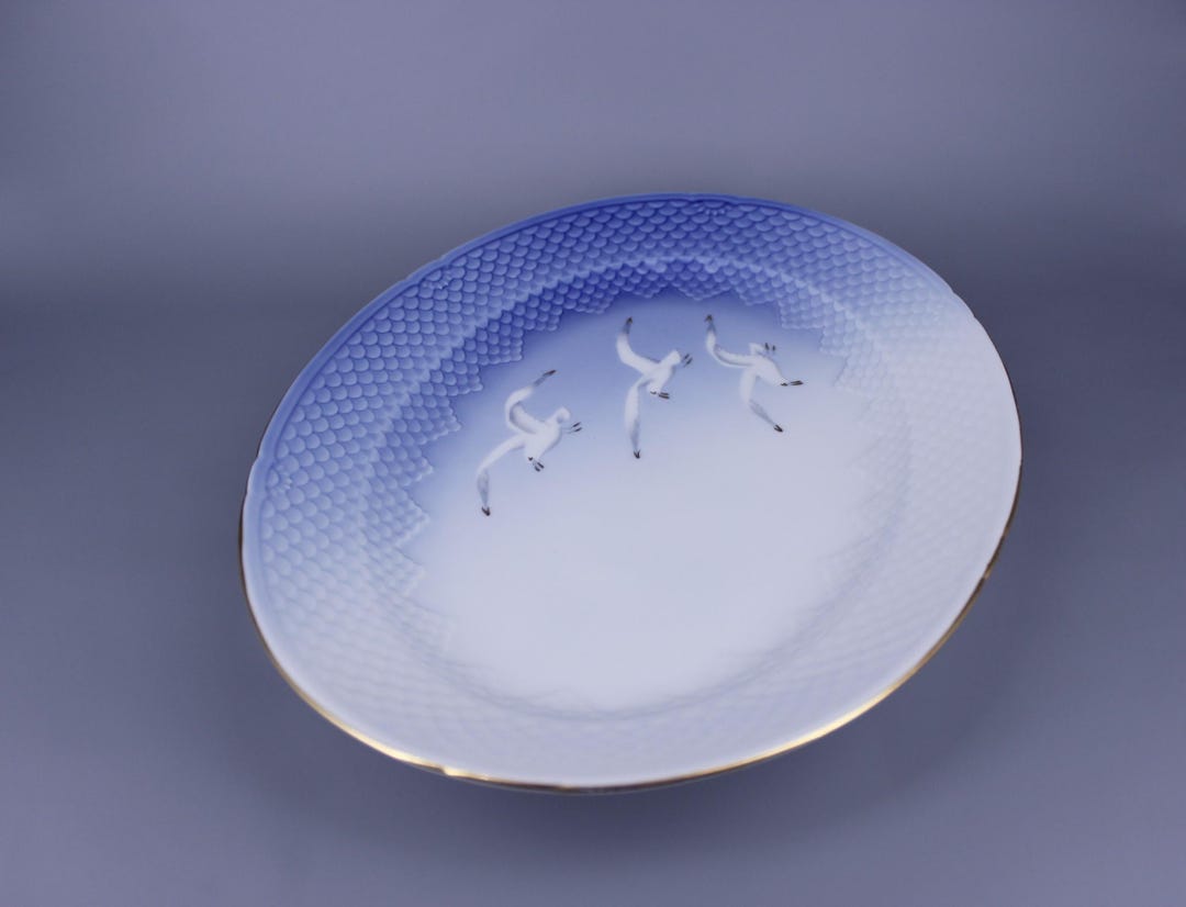 XL Vintage Bing & Grøndahl Seagull Serving Platter – 1950s Danish ...