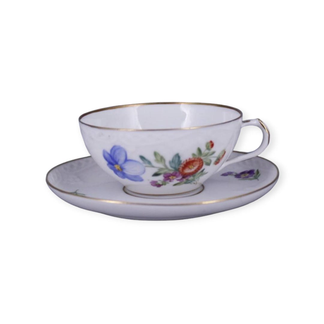 Royal Copenhagen Bat Coffee Cup and Saucer #493/4503 - Danish Vintage ...