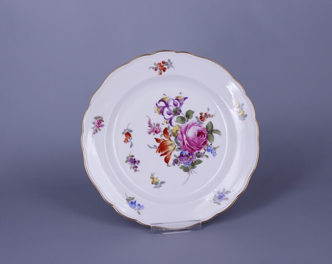 Carl Thieme Dresden Cake Plate | Hand Painted Porcelain | 19 Cm ...