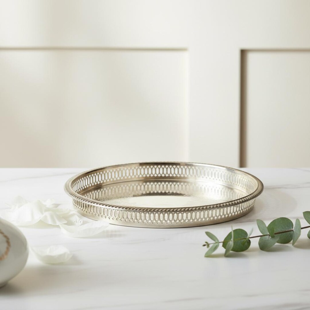 Scandia Present Silver Plated Tray – Vintage Swedish Serving Platter - Etsy