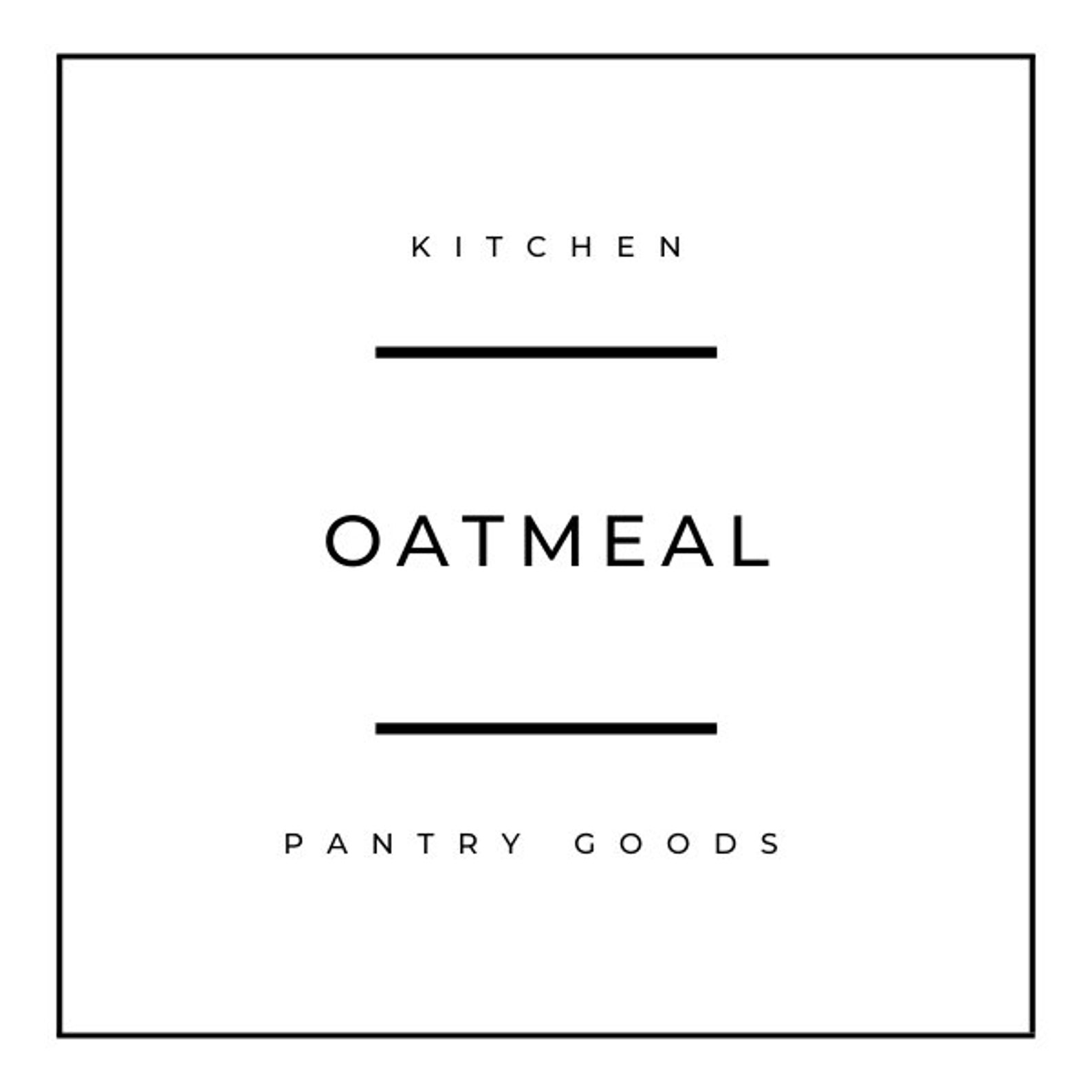 Kitchen Organization Labels (digital Download Only) - Etsy