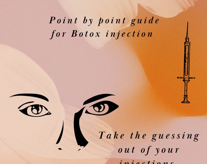 Botox Dosage Cheat Sheet Nurse Injector Aesthetic Injector - Etsy