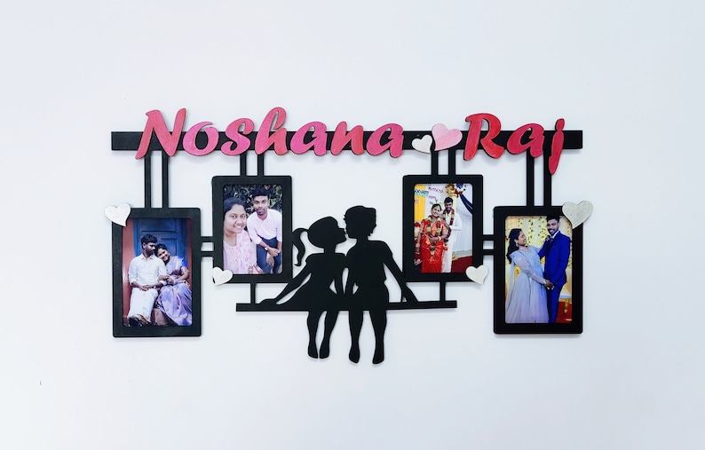 Customisable Couple Photo Frame - Etsy