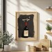 SHARAB SHIRAZ | Shiraz Wine Print | Minimalist Persian Calligraphy Wall ...