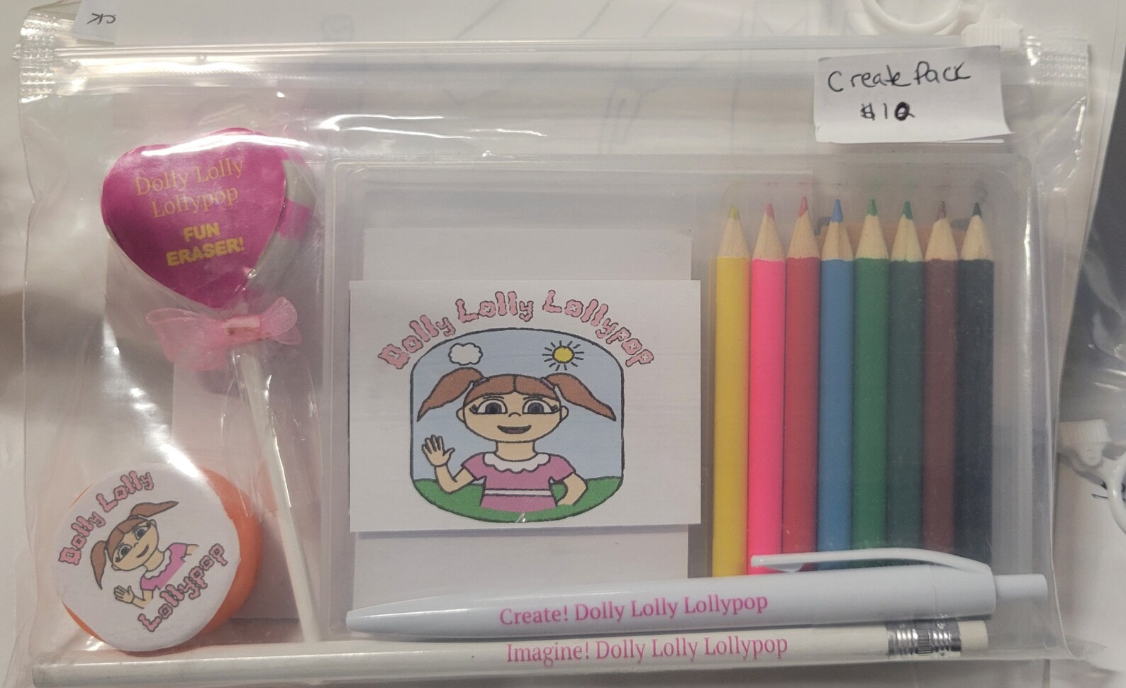 Create Pack Dolly Lolly Lollypop/ Front and Back Views - Etsy