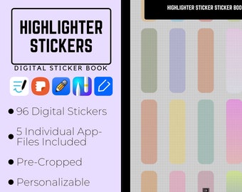 Time Blocking Digital Planner Stickers for Goodnotes Samsung Notes ...