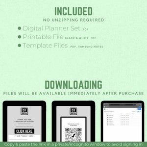 Horizontal Time Blocking Digital Planner, Daily Planner for Goodnotes ...