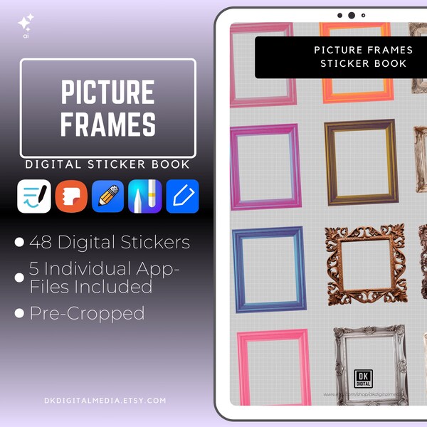 Frame Stickers - Etsy