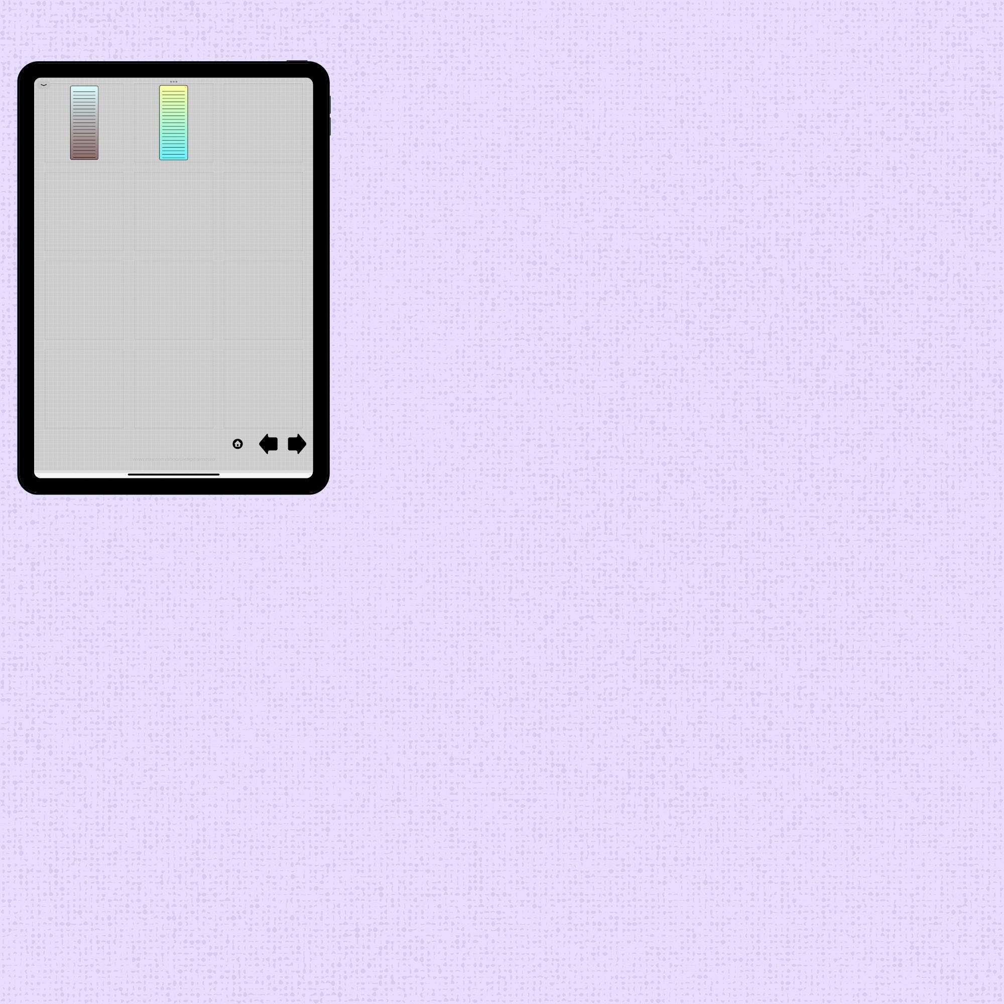 Tall Sticky Notes Digital Sticker Set (digital Download) - Etsy