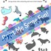 Animal Matching Game Pack Printable - Etsy
