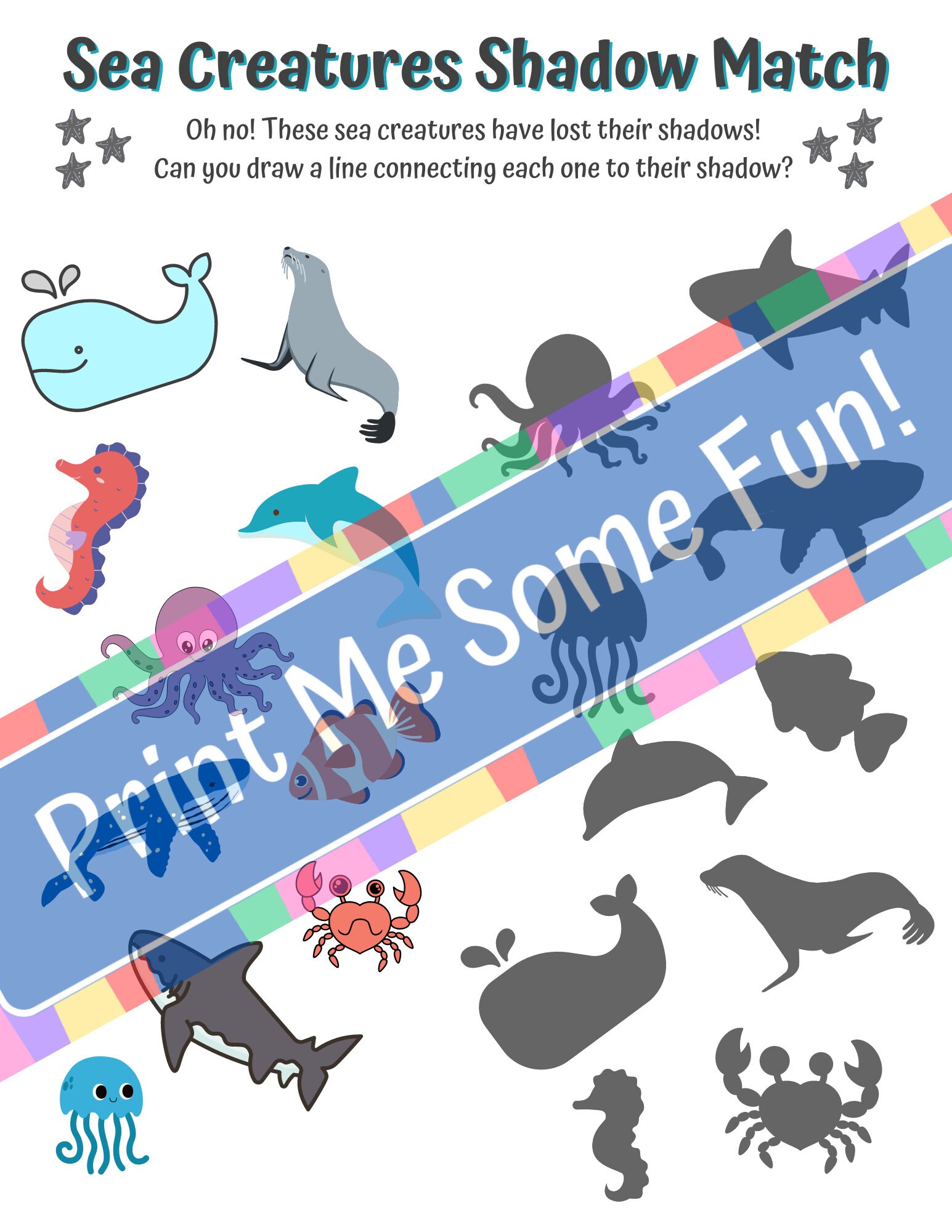 Animal Matching Game Pack Printable - Etsy