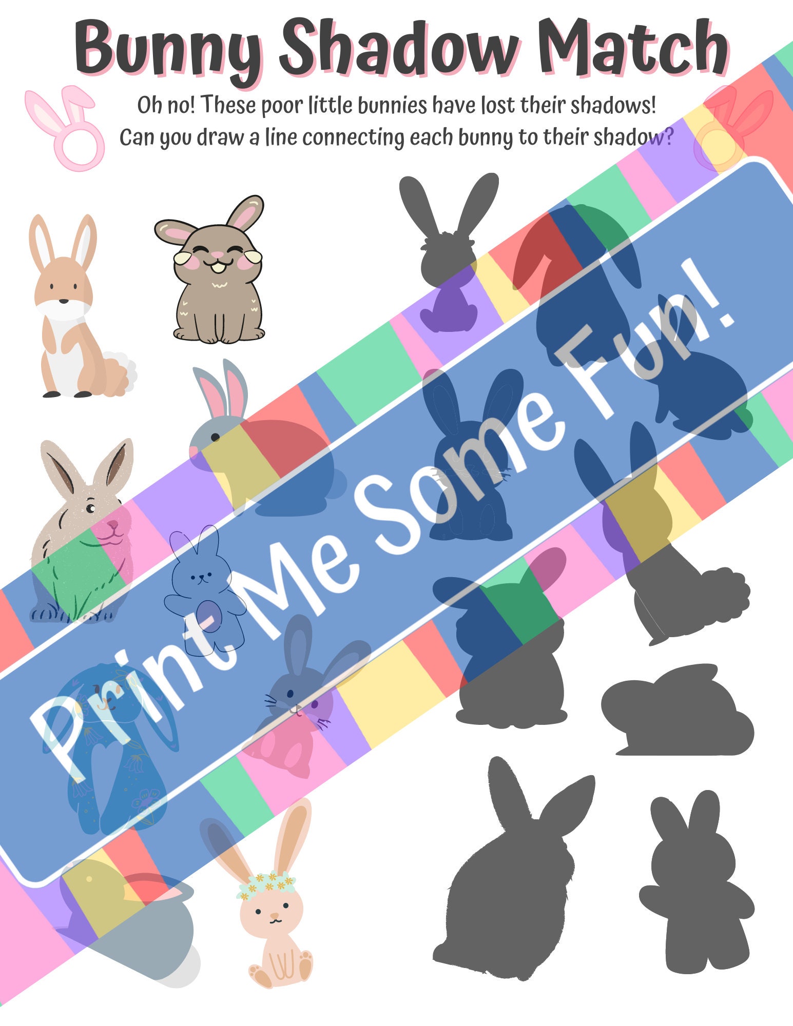 Easter Printable Activity Pack - Etsy
