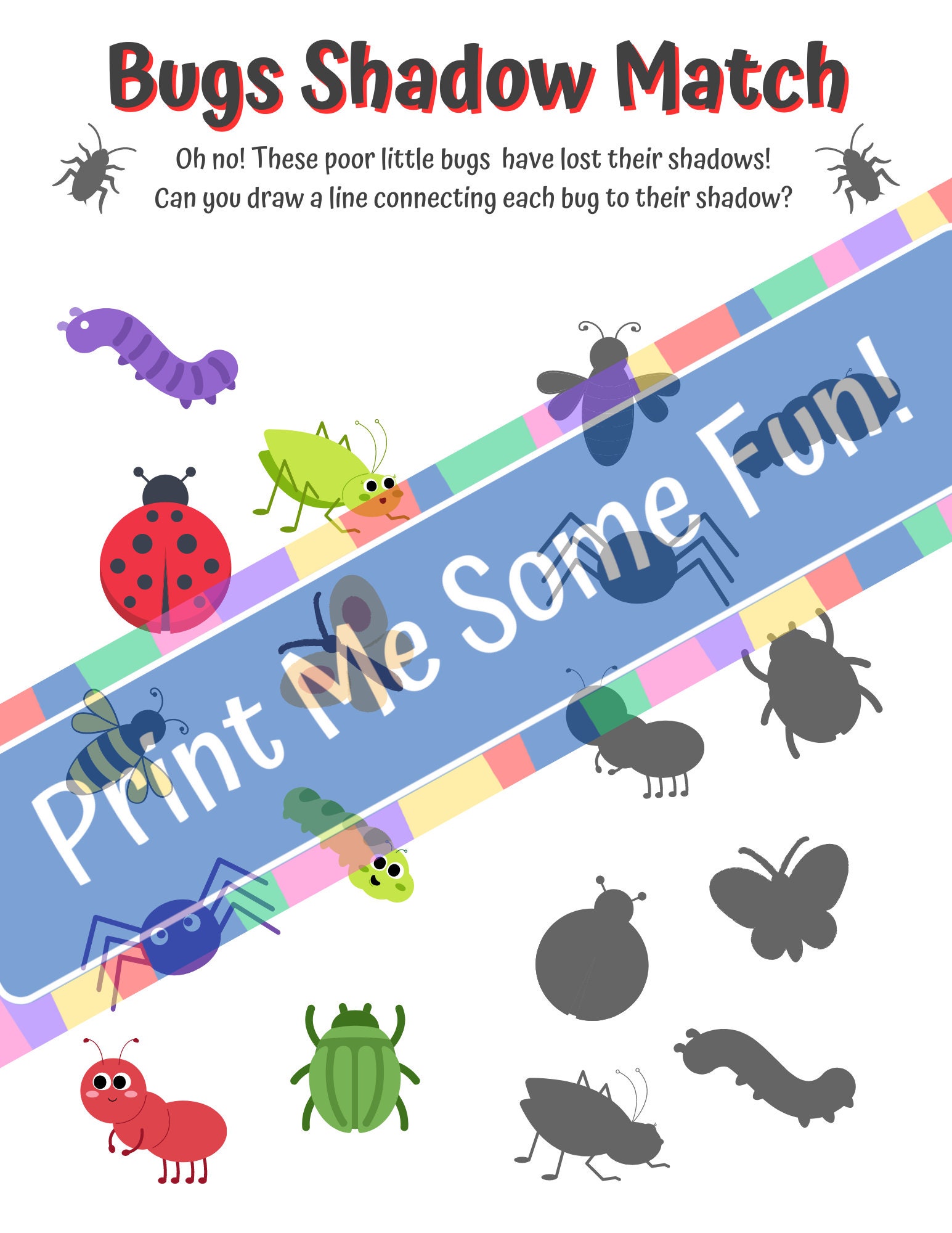 Animal Matching Game Pack Printable - Etsy