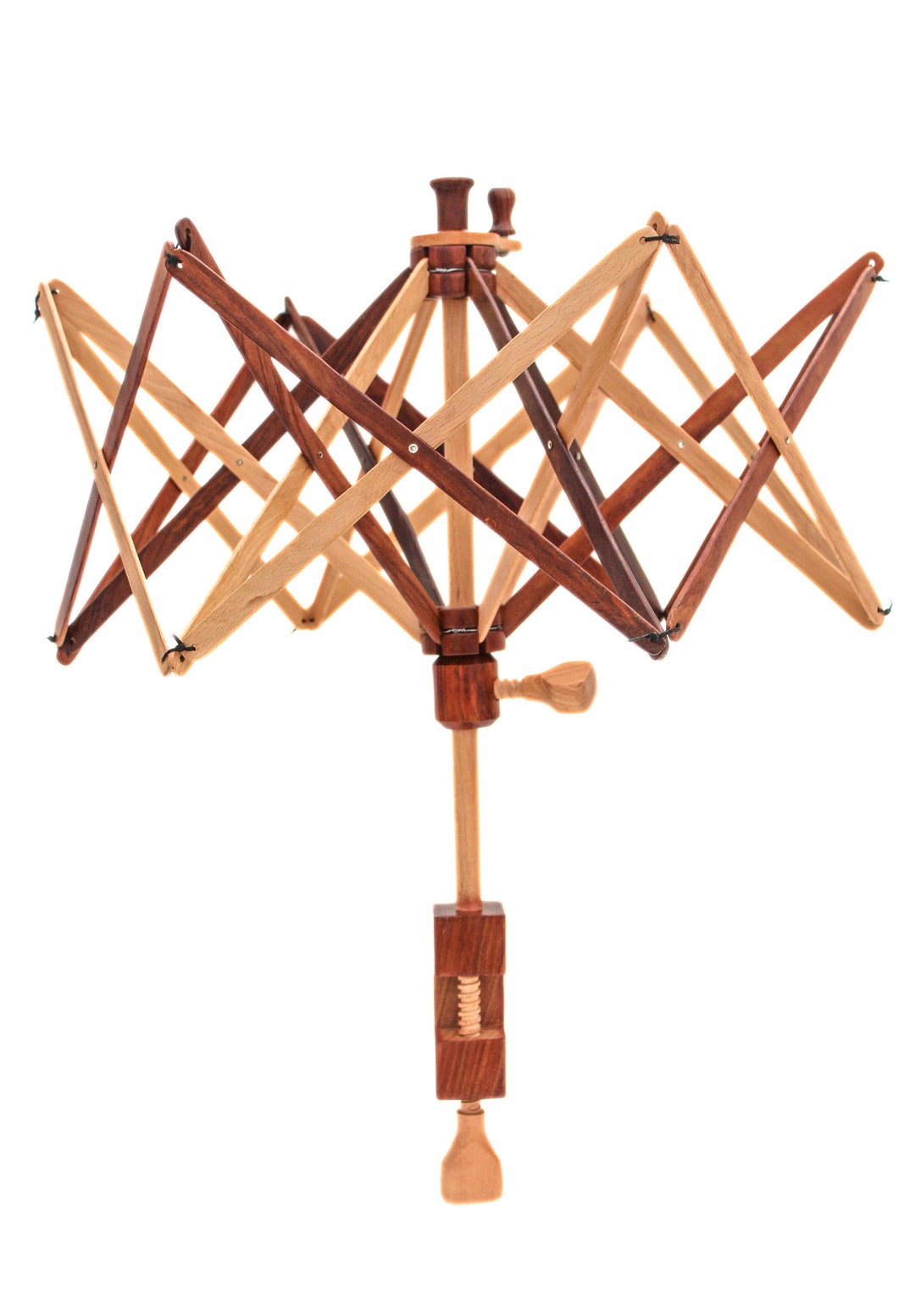 WOODEN SWIFTS Yarn Winder Umbrella Made in Folding Umbrella Swift to ...