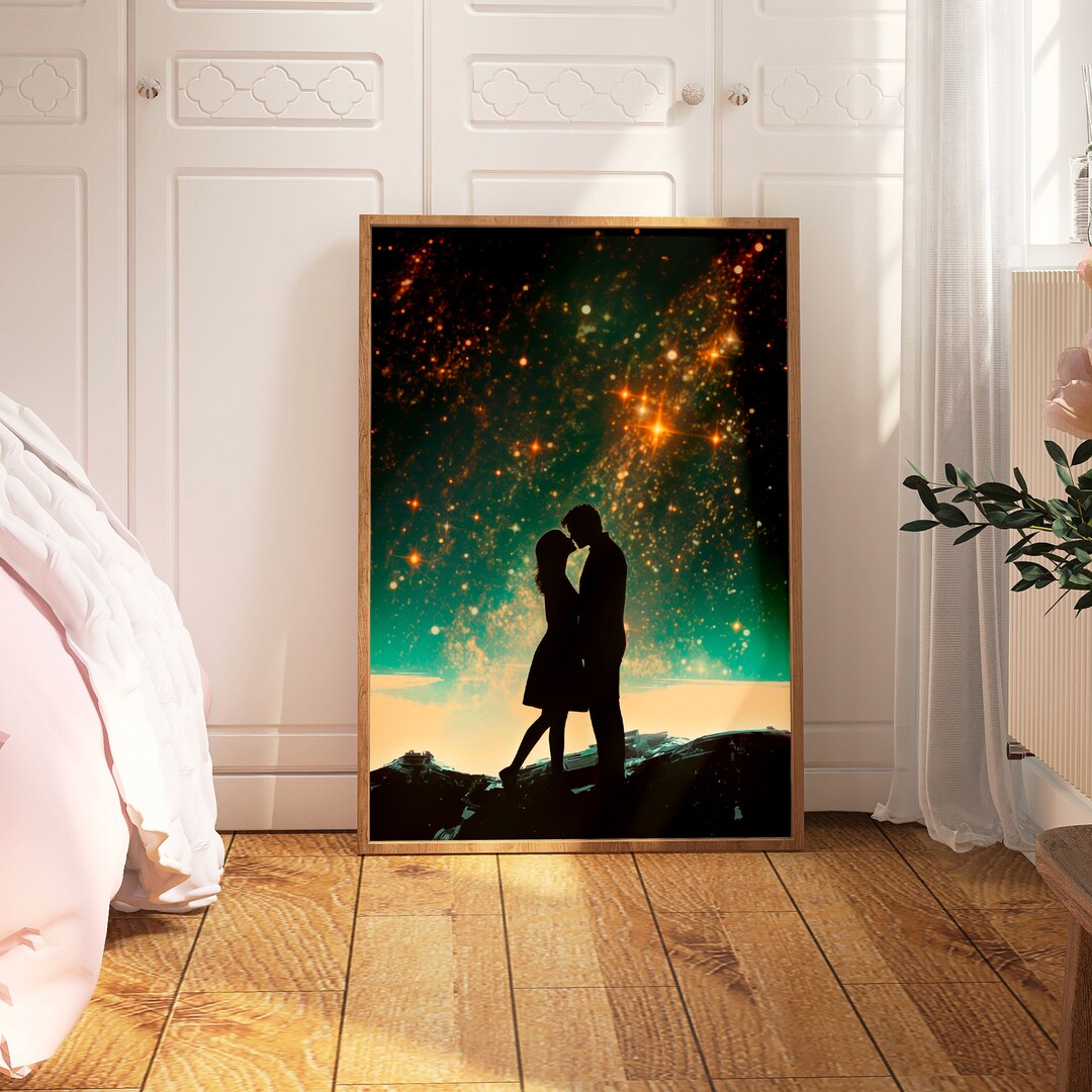 Astral Romance surreal Collage Art Retro Poster Vintage - Etsy