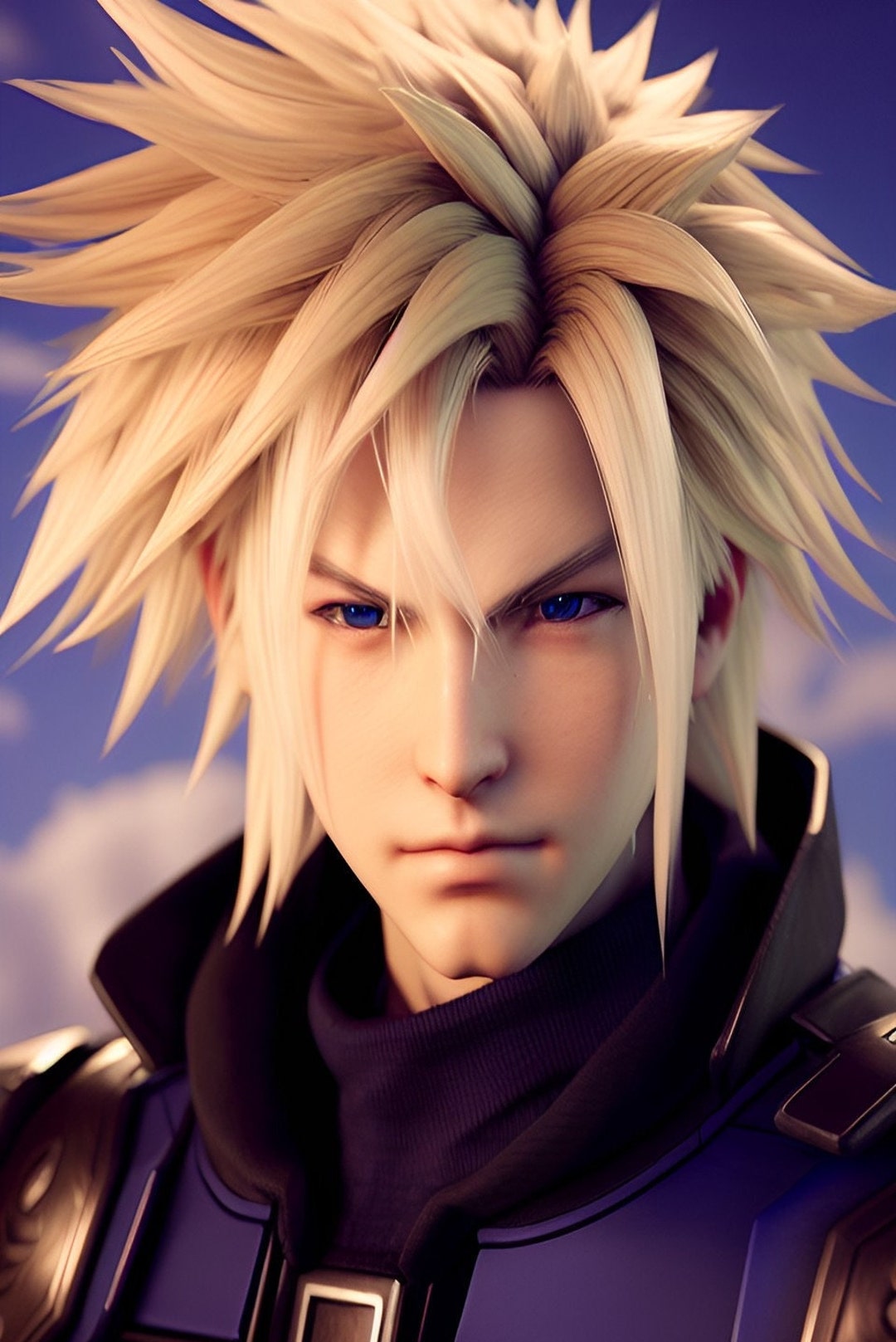 Cloud Strife Wall Decor - Etsy