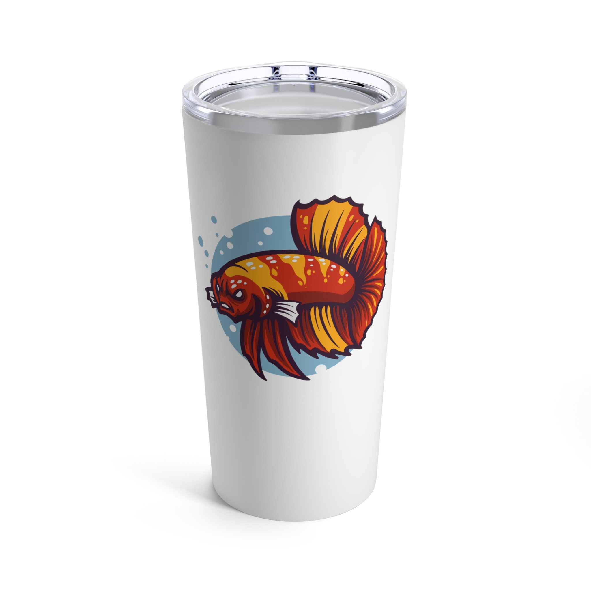 Angry Betta Tropical Fish Tumbler 20oz - Etsy