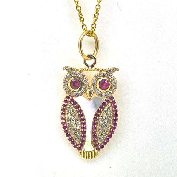 Natural Ruby Pendant - Etsy