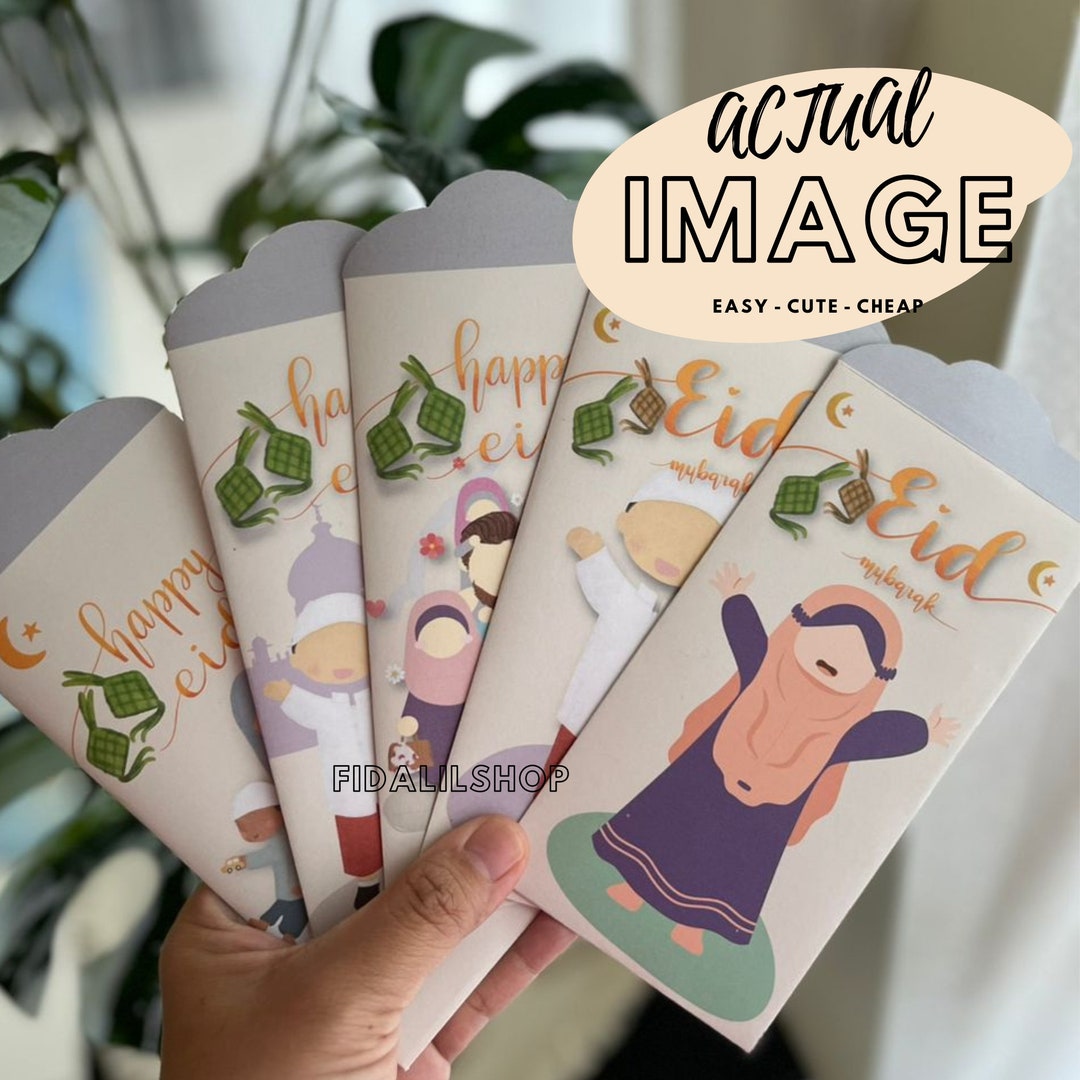 Eid Money Packets Sampul Duit Raya Cute Kids Designs Eid Mubarak Eid ...