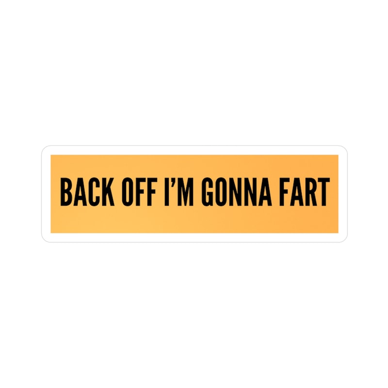 Fart Bumper Stickers - Etsy