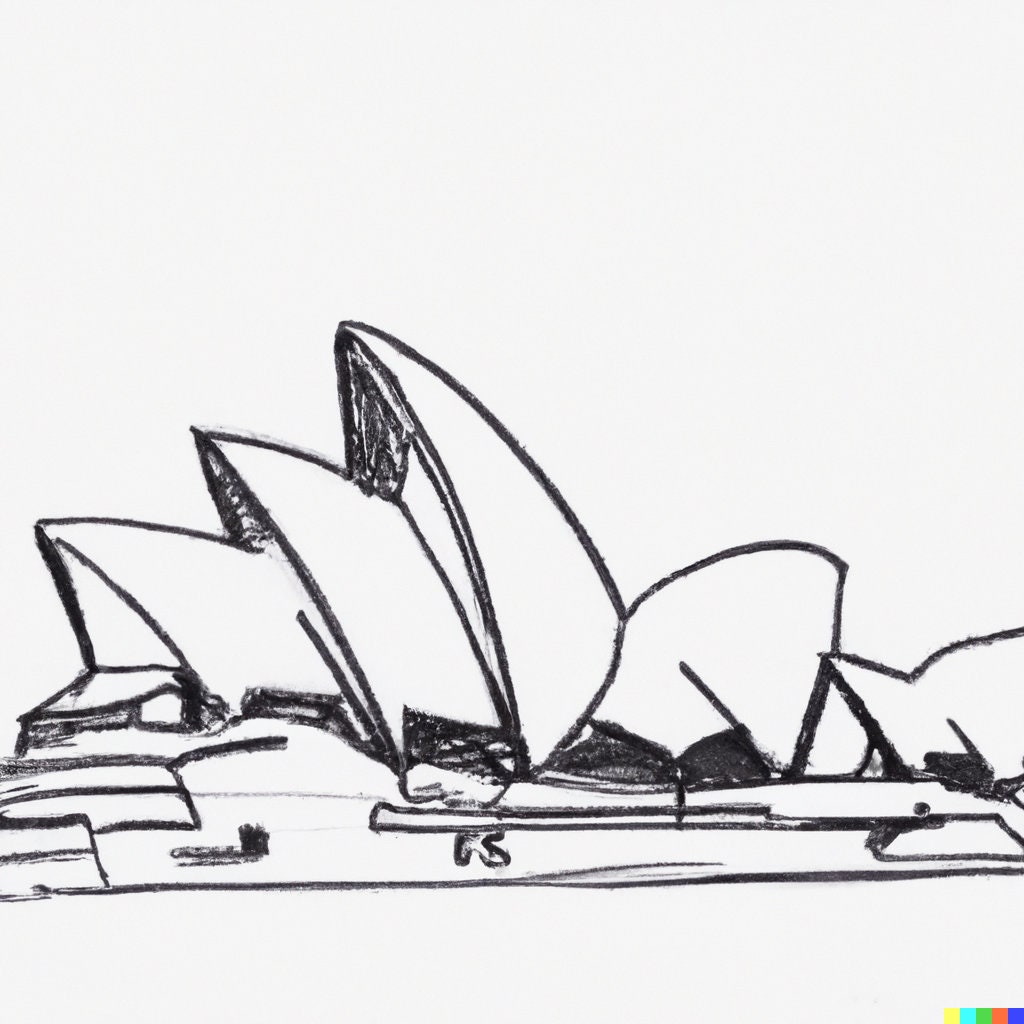 Line Sketch Landmark Prints - Etsy