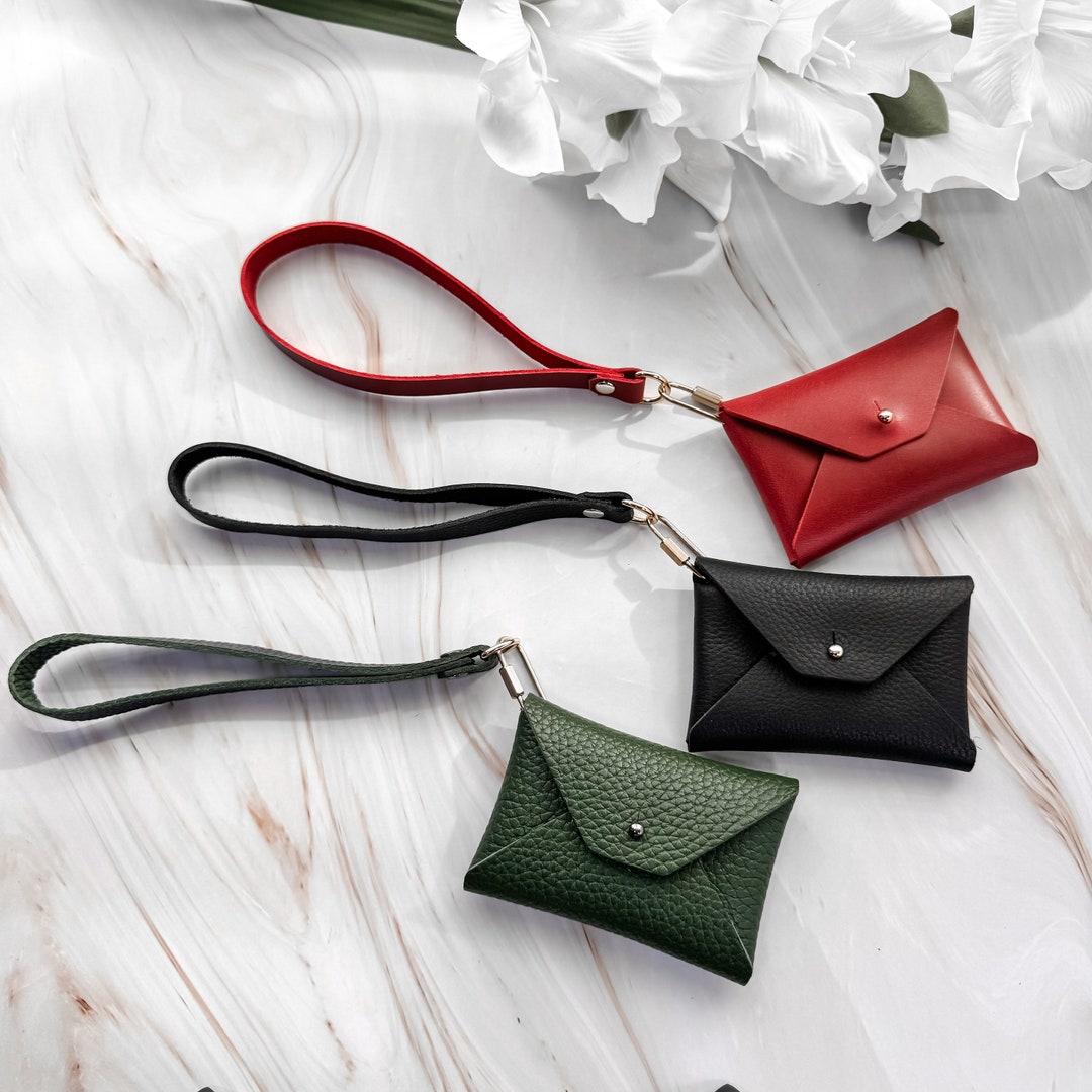 Wristlet Keychain Wallet, Mini Envelope Wallet, Cash Envelope Wallet ...