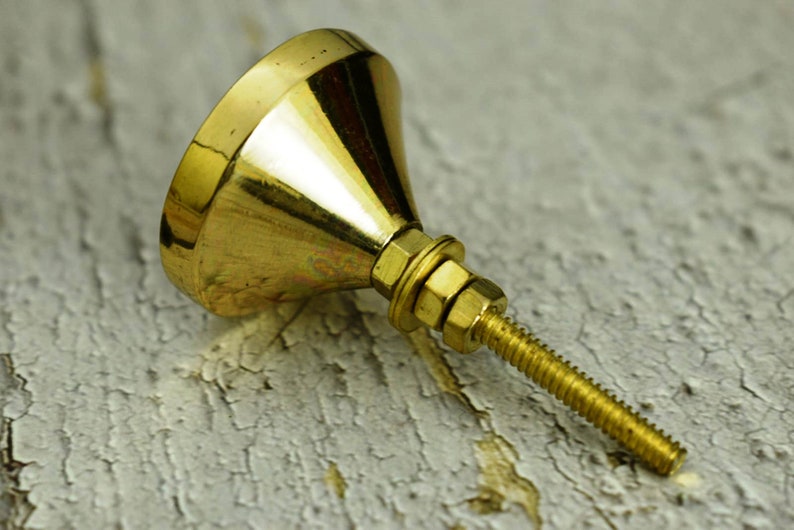 Mother of Pearl Dresser Pull Knob - Gold Drawer Knob, Beautiful Gold ...