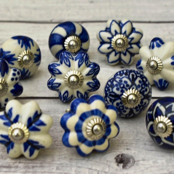 Floral Cabinet Knobs - Etsy