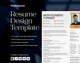 Best Professional Resume Template for Microsoft Word & Apple Pages ...