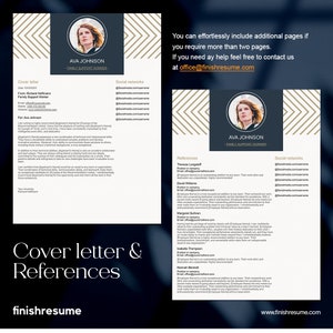 Minimalist Resume Template Professional Modern Resume for Word and ...