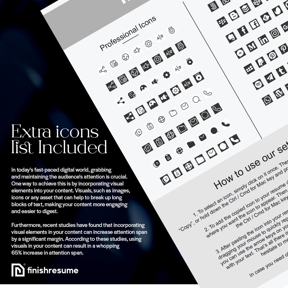 ATS Friendly Resume Template for Microsoft Word and Pages Resume | ATS ...