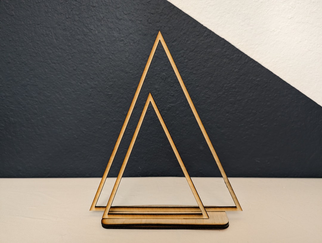 Double Triangle Centerpiece Digital File Download in Vector File Format ...