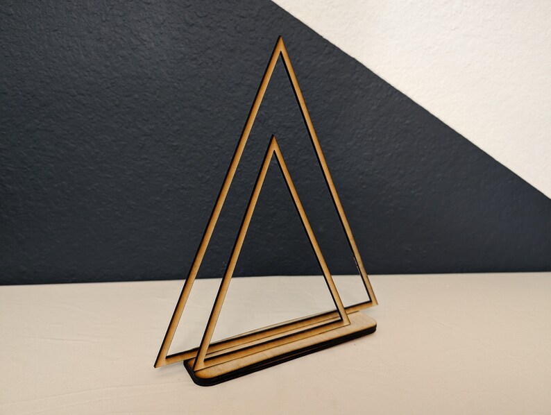 Double Triangle Centerpiece Digital File Download in Vector File Format ...