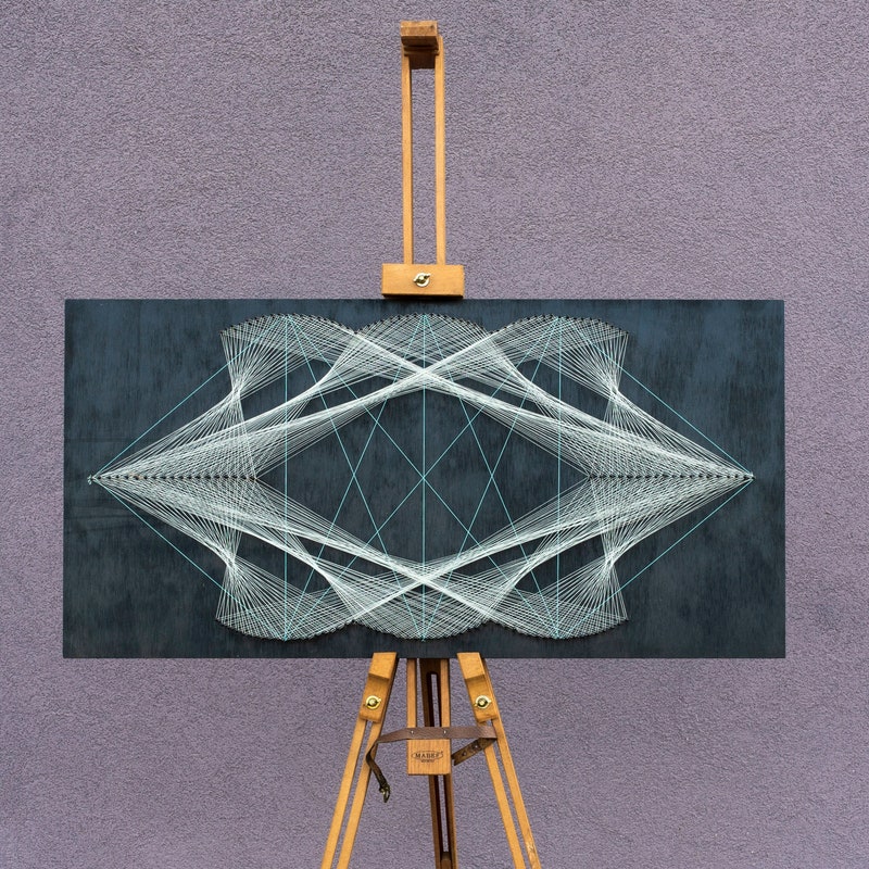 Abstract String Art - Etsy