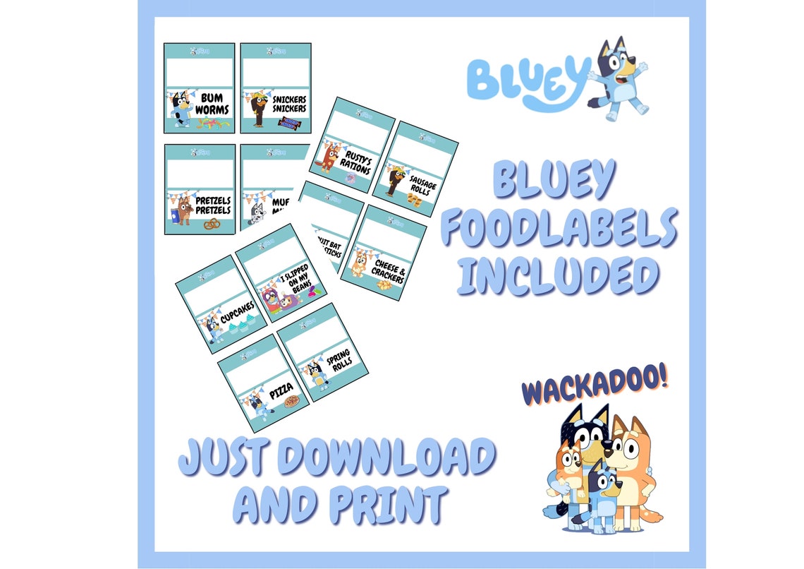 Bluey Animated Invitation, Digital Evite, Bluey Video Invitation - Etsy