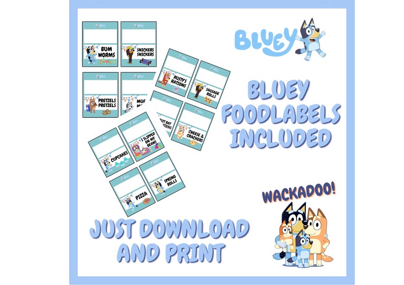Bluey Animated Invitation, Digital Evite, Bluey Video Invitation - Etsy