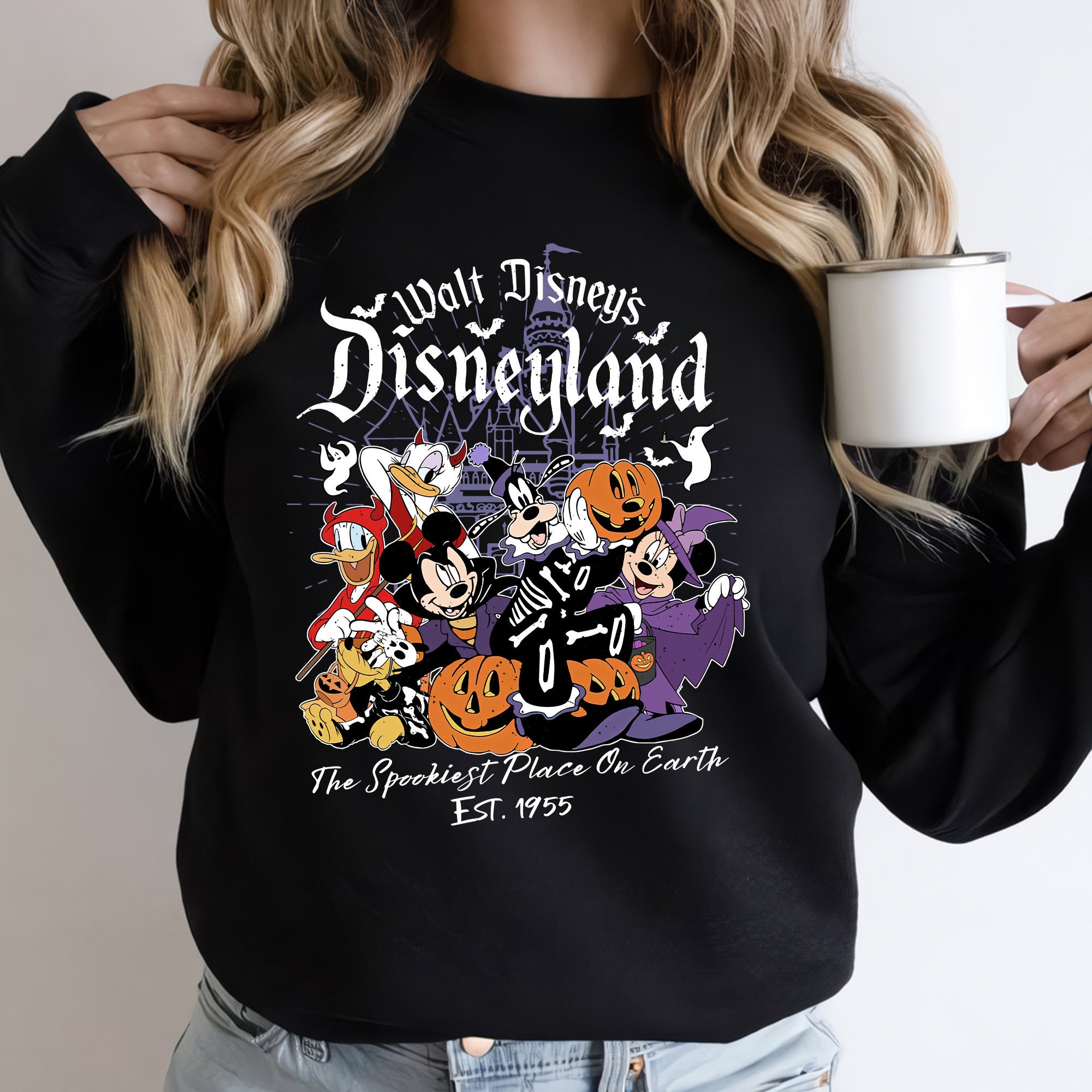 Retro Walt Disney's Disneyland Halloween Est 1955 the - Etsy